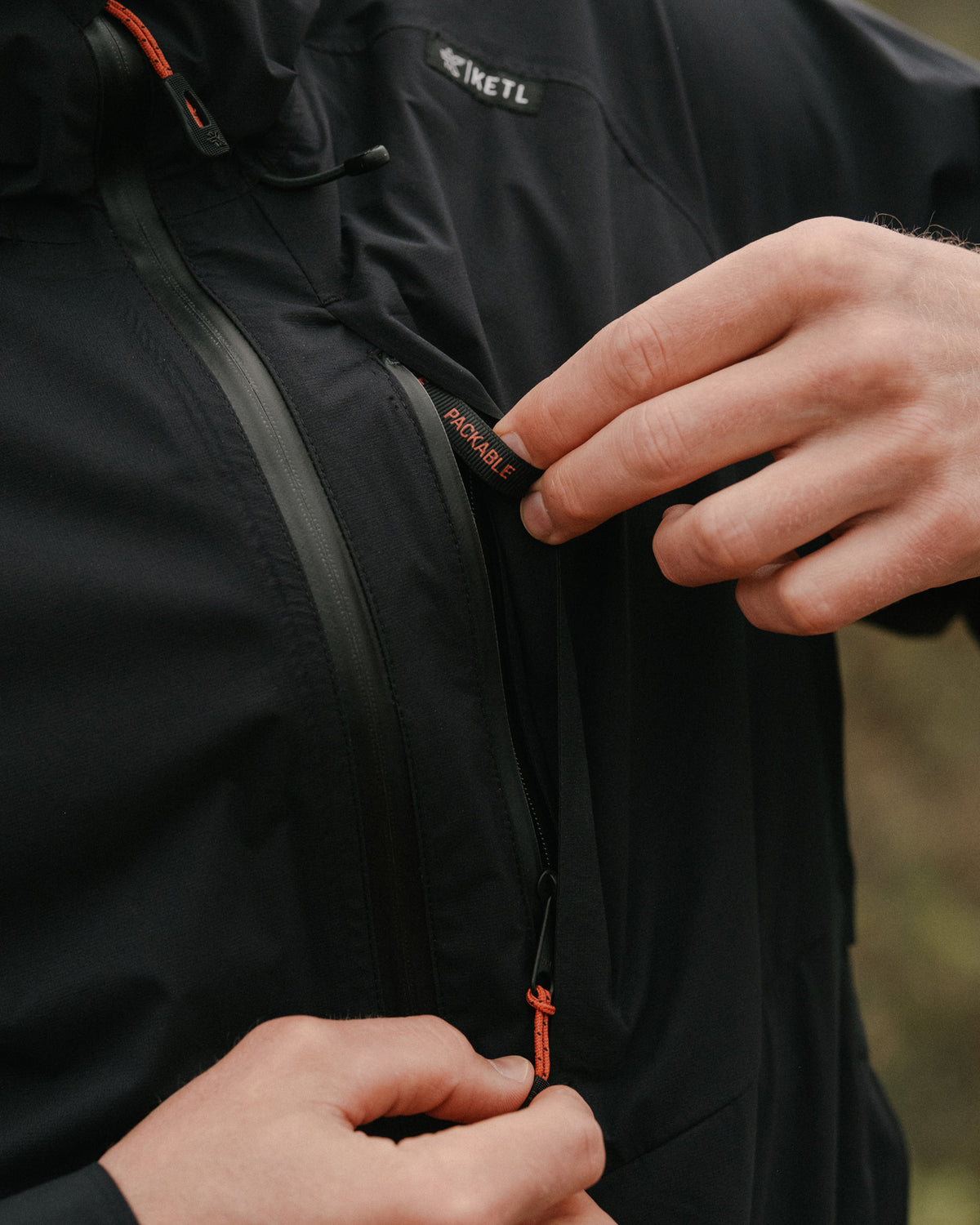 KETL Mtn. BodBrella Rain Jacket | Lightweight Packable Rainshell